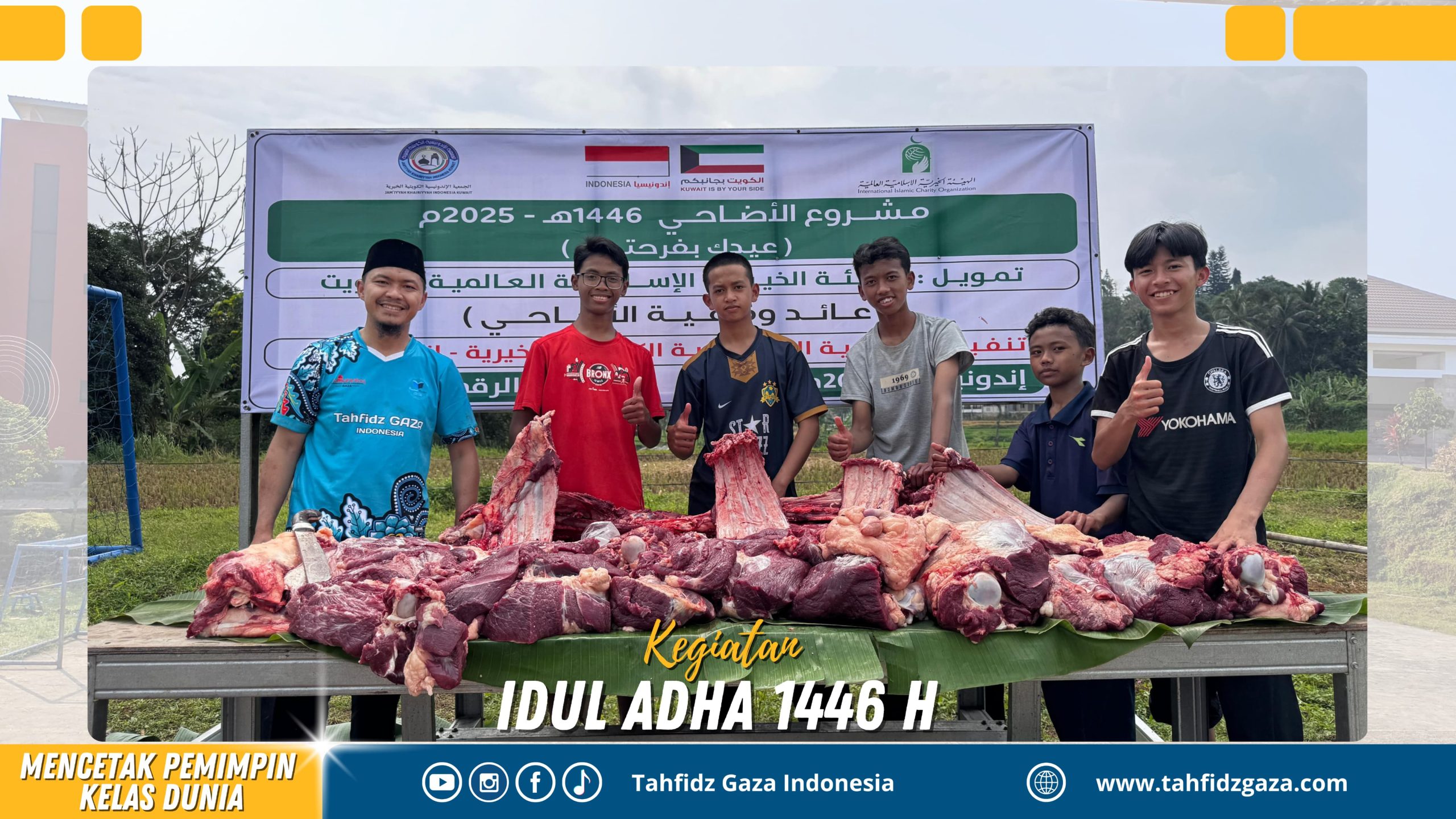 Pesantren Tahfidz Gaza Bogor Gelar Sholat Idul Adha & Pemotongan Hewan ...